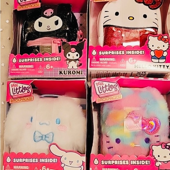 Sanrio | Toys | Hello Kitty Real Little Backpack Entire Set 4 | Poshmark